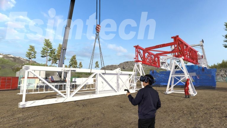Drilling Rig Simulation - Land Rig Installation Simulator I Esimtech